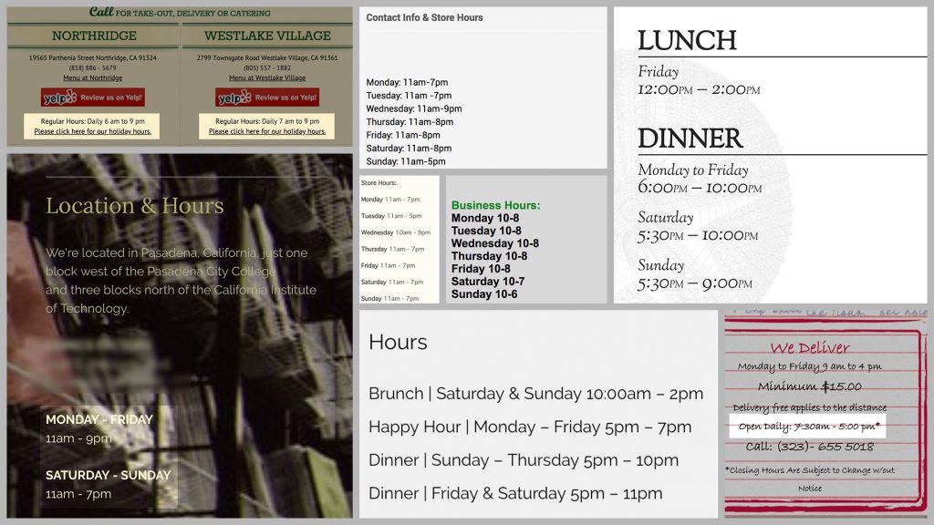 Extract Hours of Operation from any text in no time - PlaceLab - Give ...